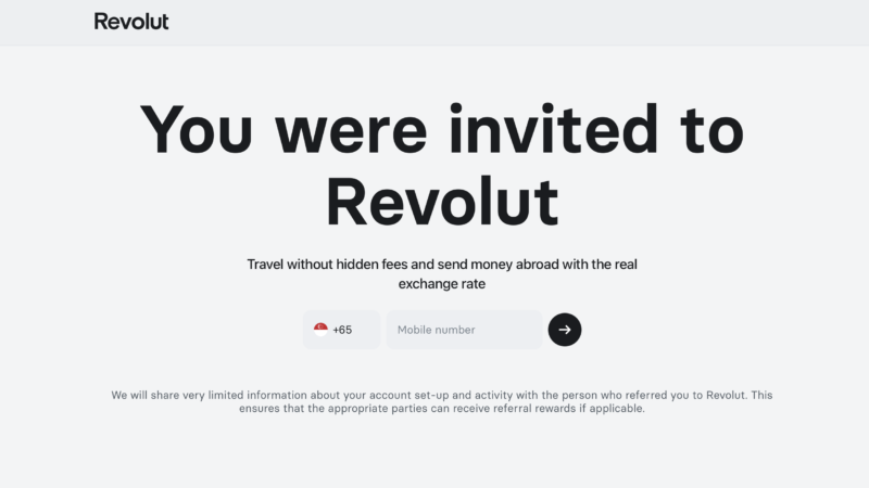 Revolut Referral Code Singapore October 2022 (Get Up To S$40) - Tech ...